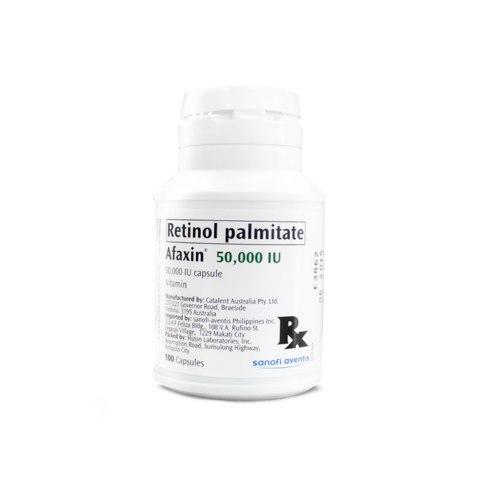AFAXIN Retinol Palmitate (Vit. A) 50000IU Capsule 100's price in the ...